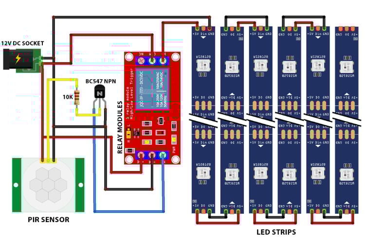 Pir Motion Sensor Light